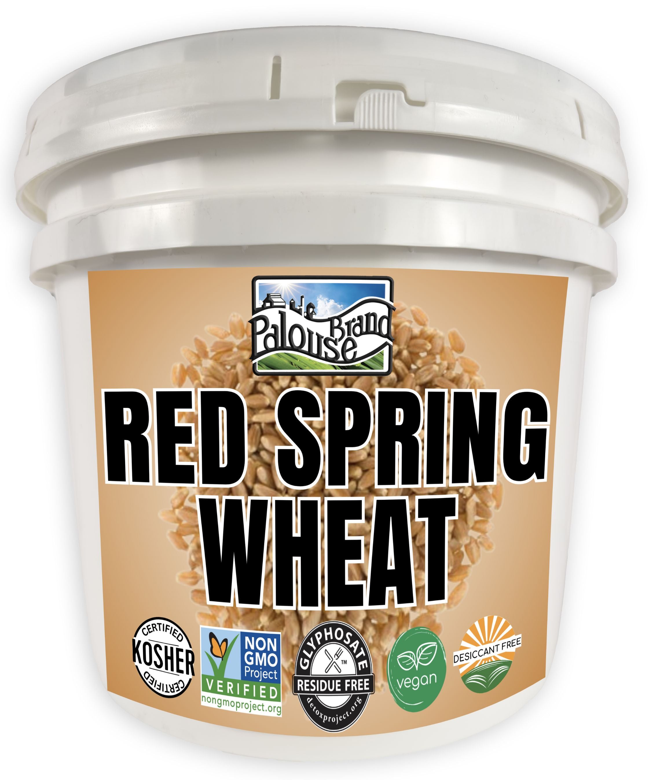 Certified Glyphosate Residue Free | Hard Red Spring Wheat Berries| 25 ...