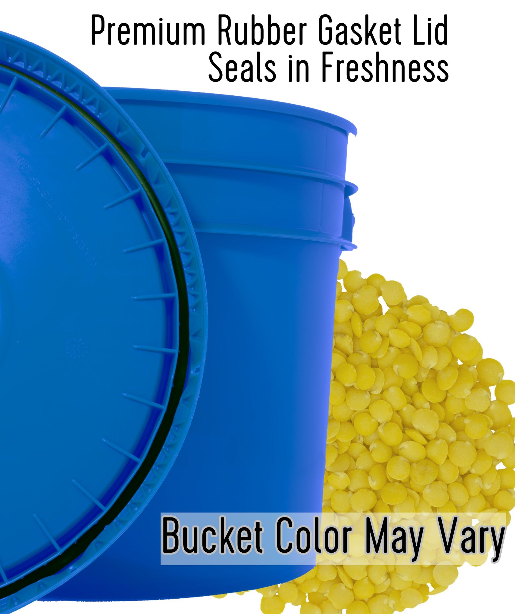 Certified Glyphosate Residue Free| Yellow Lentils | 25 LB Bucket ...